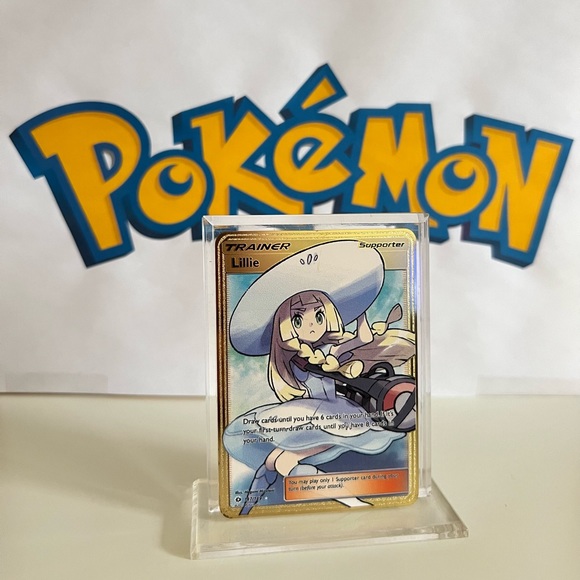 Pokemon | Toys | Pokmon Trainer Lillie 47149 Full Art Sun Moon Near ...